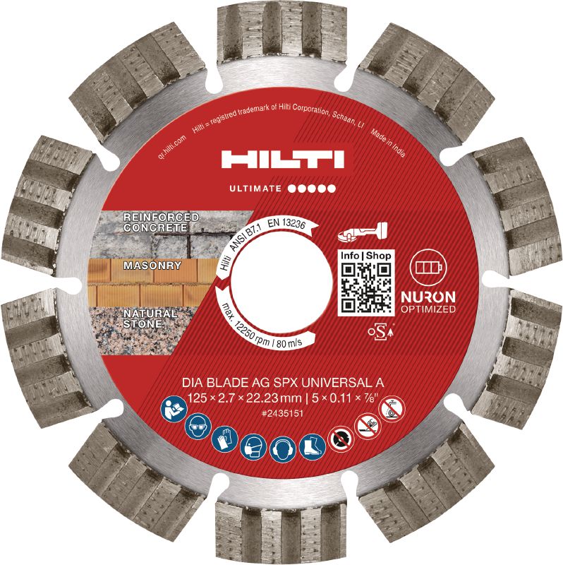 SPX Universal diamond blade - Diamond blades and cup wheels - Hilti New ...